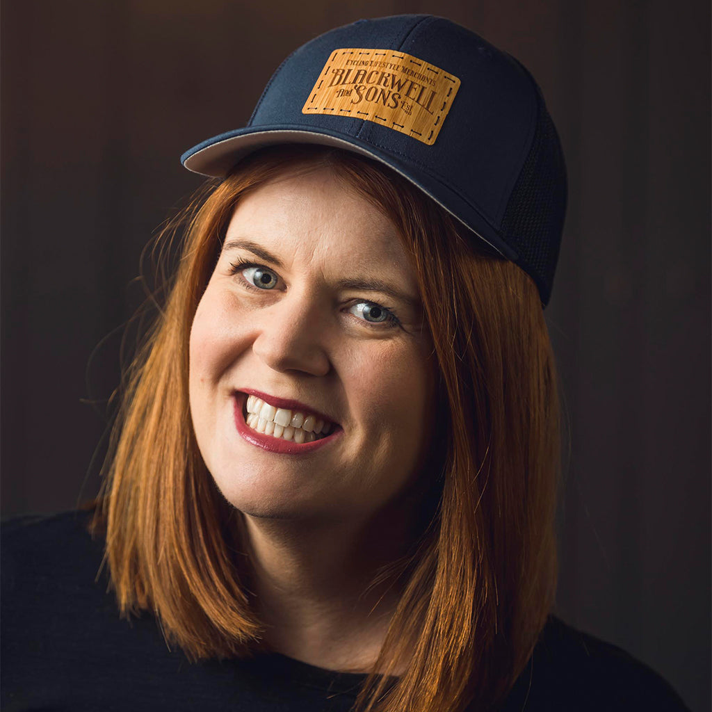 Bamboo Logo Cap Flexifit Trucker - Blue – Blackwell & Sons