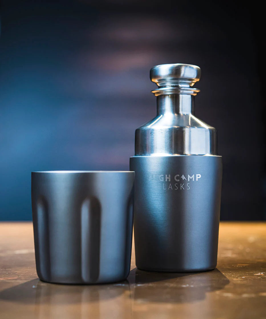 High Camp Firelight Flask 375ml - Gunmetal – Blackwell & Sons